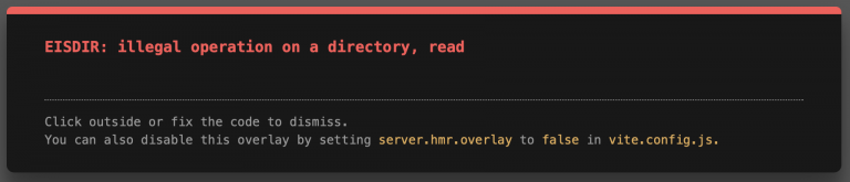 vite 常见报错解决集 - 前端开发