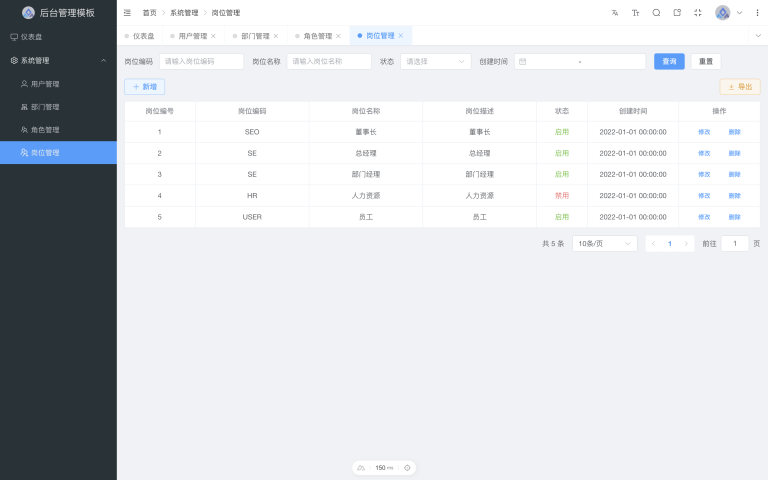 Nuxt3 Admin Template一款基于nuxt3、vue 3的新一代管理后台模板,支持服务器端渲染 Ssr 功能 前端开发